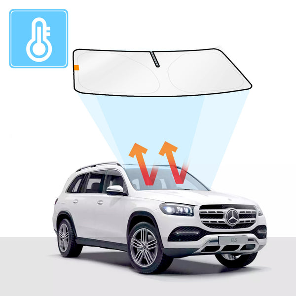 Mercedes-Benz GLS Windscreen Sun Shade Solar Screens BLOCK OUT (RV05 ...