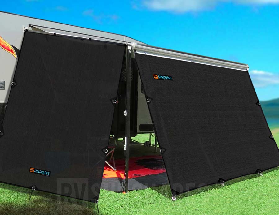 Car Shade | Privacy Screens | Caravan Awning Fabric - RVSUNSHADES ...